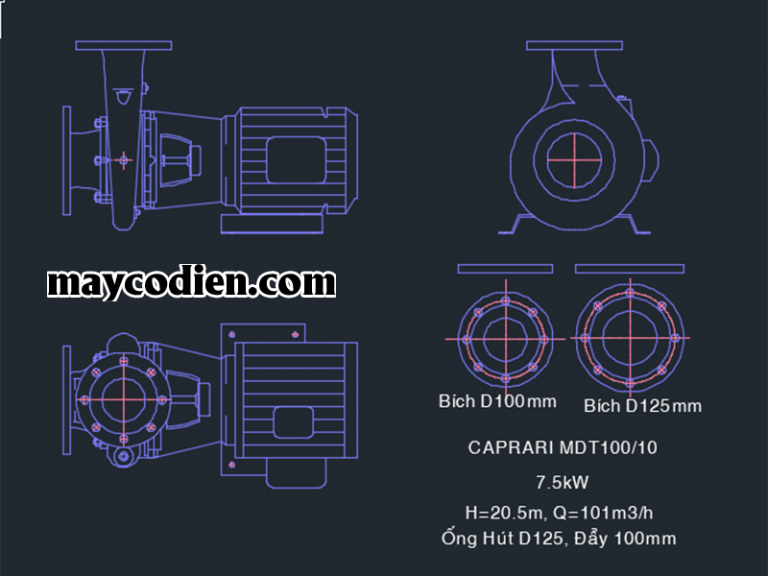 Link Tải Thư Viện CAD Máy Bơm Nước Đầy Đủ Và Mới Nhất Năm 2026