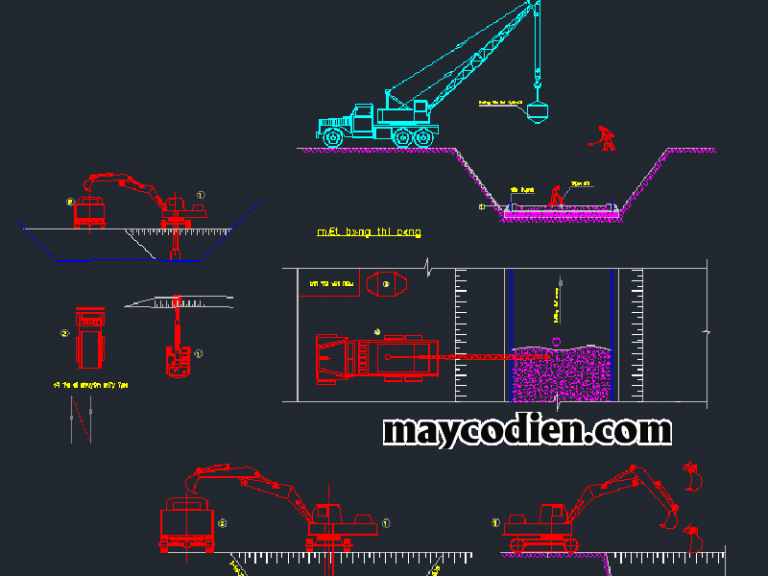 Link Tải Thư Viện CAD Máy Thi Công Đầy Đủ Và Mới Nhất Năm 2022