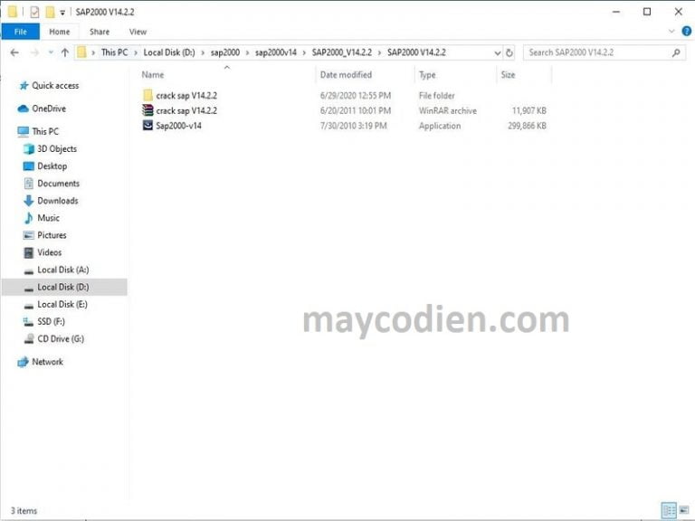 Download Sap 2000 v14 Link Tải nhanh Google Drive 【Đã Test 100%】