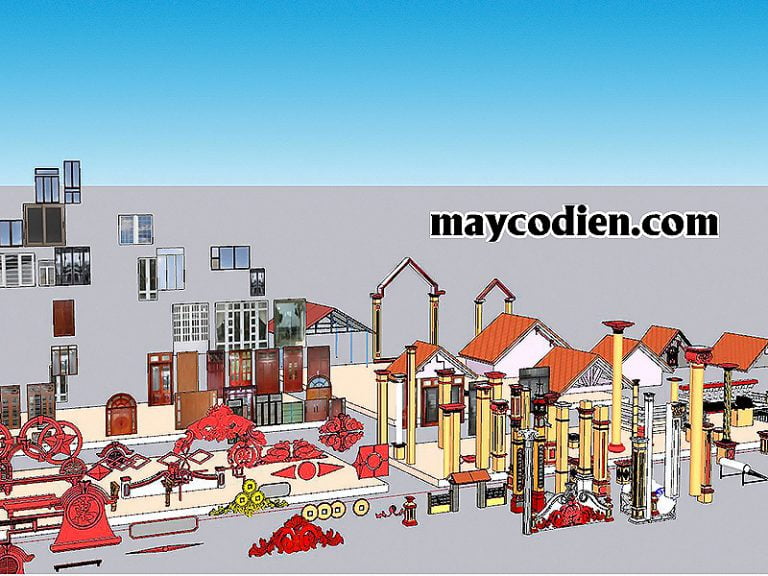 Link Google Drive Tải Thư Viện Tân Cổ Điển Sketchup Cập Nhật Mới Nhất