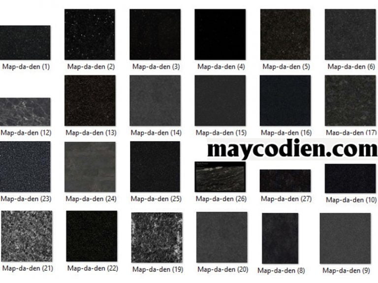 Link Google Drive Tải 150+ Loại Map Đá Granite Trắng Đen Đầy Đủ Nhất