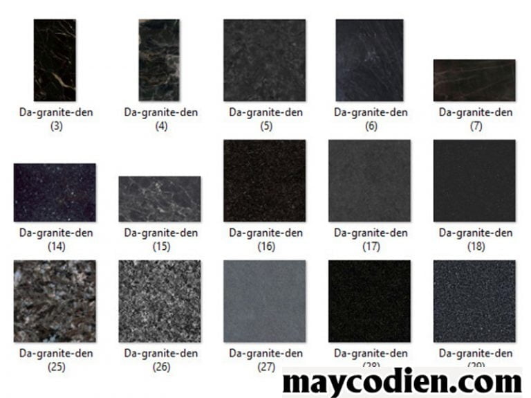 Link Google Drive Tải 150+ Loại Map Đá Granite Trắng Đen Đầy Đủ Nhất